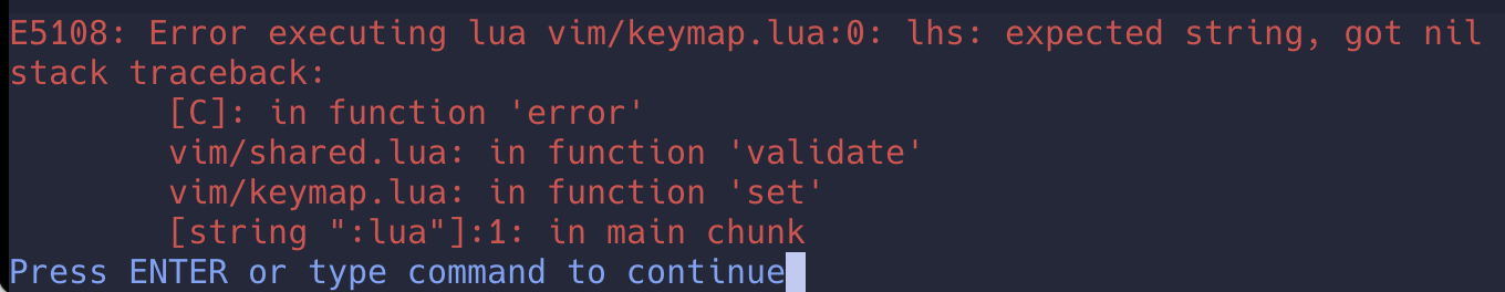 vim.keymap.set not found · Issue #17023 · neovim/neovim · GitHub