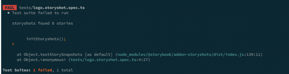 [help Wanted] Generate Storyshot With Jest Has Import Error · Issue 2954 · Storybookjs