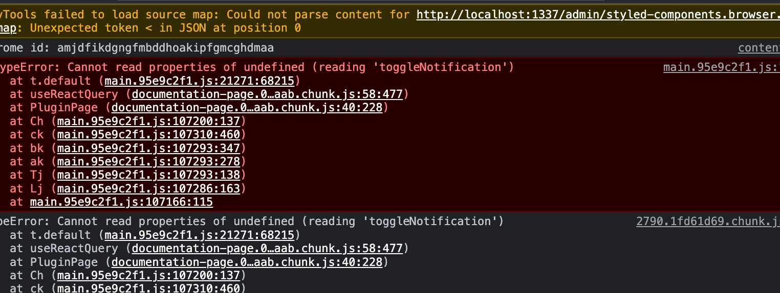 TypeError: Cannot read properties of undefined (reading 'toggleNotification') · Issue #13222 ...
