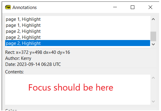 Focus Is Incorrect When Adding An Annotation · Issue 3653 · Sumatrapdfreadersumatrapdf · Github 