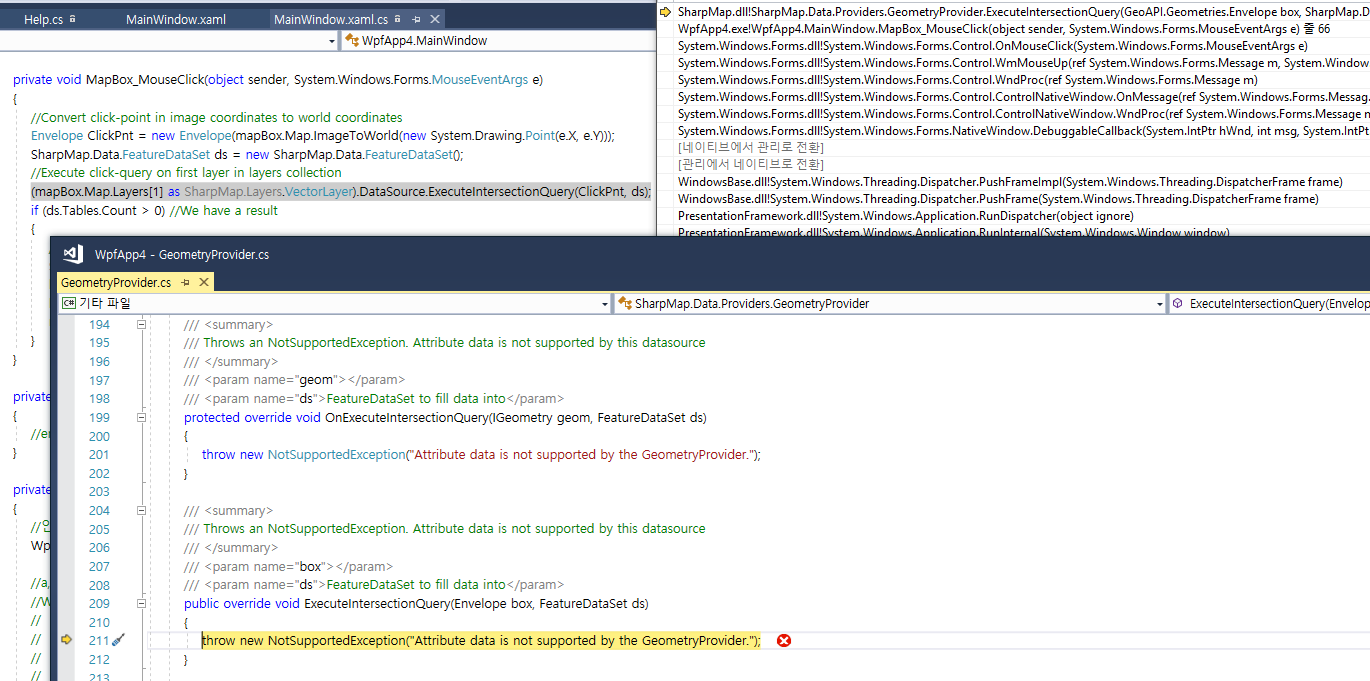 Attribute data is not supported by the GeometryProvider. · Issue #150 · SharpMap/SharpMap · GitHub