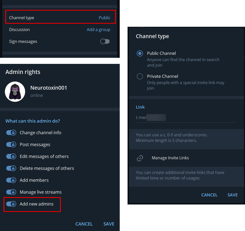 Invite links access · Issue #17075 · telegramdesktop/tdesktop · GitHub