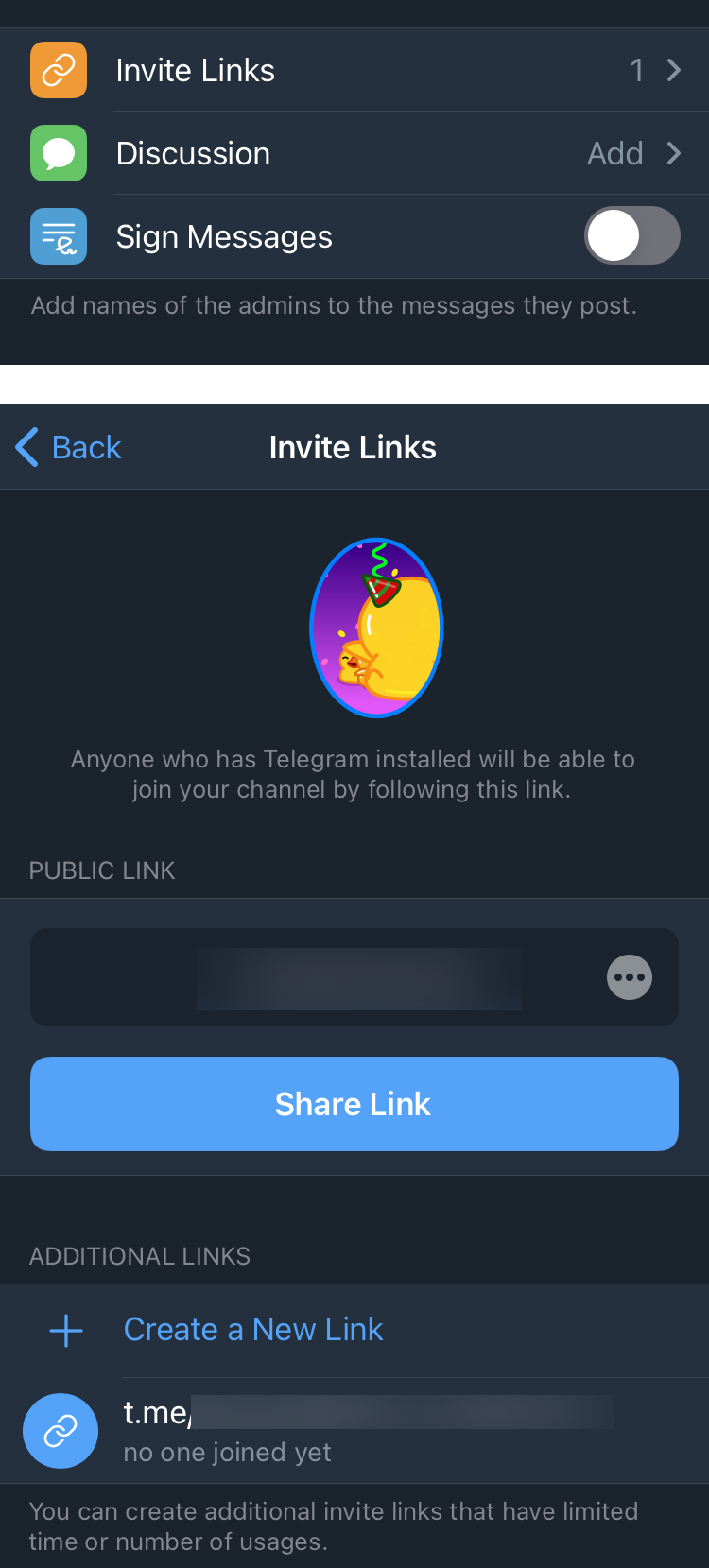 Invite links access · Issue #17075 · telegramdesktop/tdesktop · GitHub