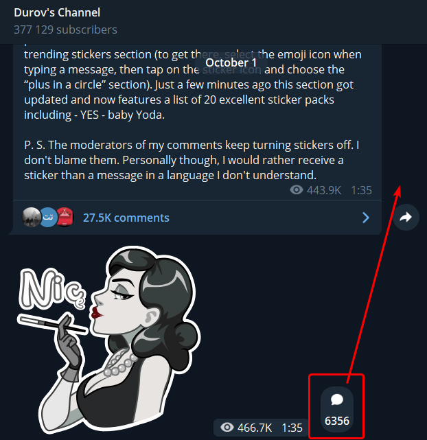 [Feature Request] Smaller comments button · Issue #8771 · telegramdesktop/tdesktop · GitHub