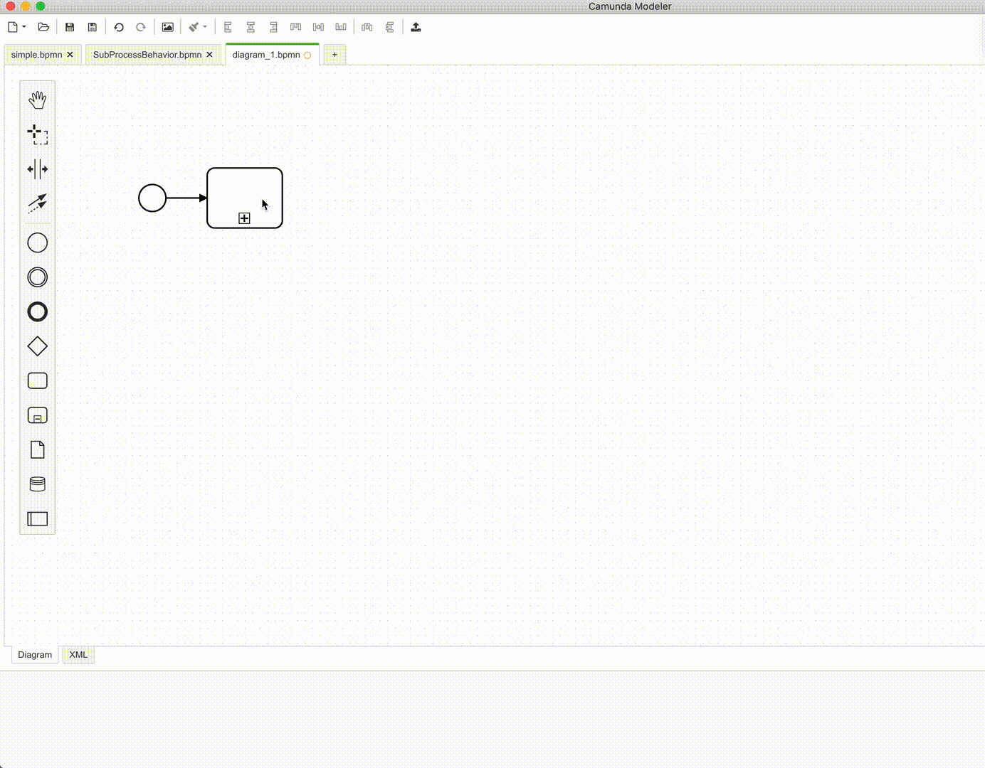 Constant Position Shifting Of Subprocess On Repeated Expandcollapse 