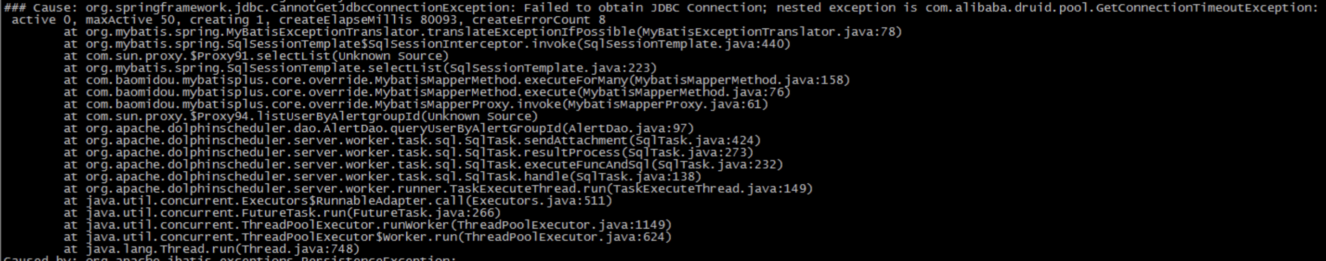 获取连接超时 · Issue #2130 · alibaba/druid · GitHub