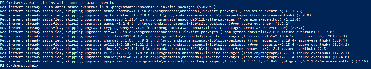 Azure Azure Eventhub Sdk Init Eventdata Class With List Parameter And