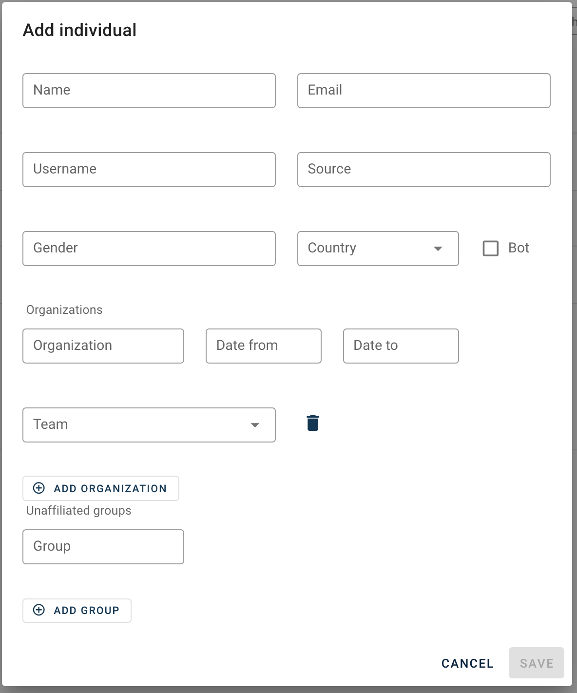 Extend UI to handle organizational hierarchies · Issue #567 · chaoss/grimoirelab-sortinghat · GitHub