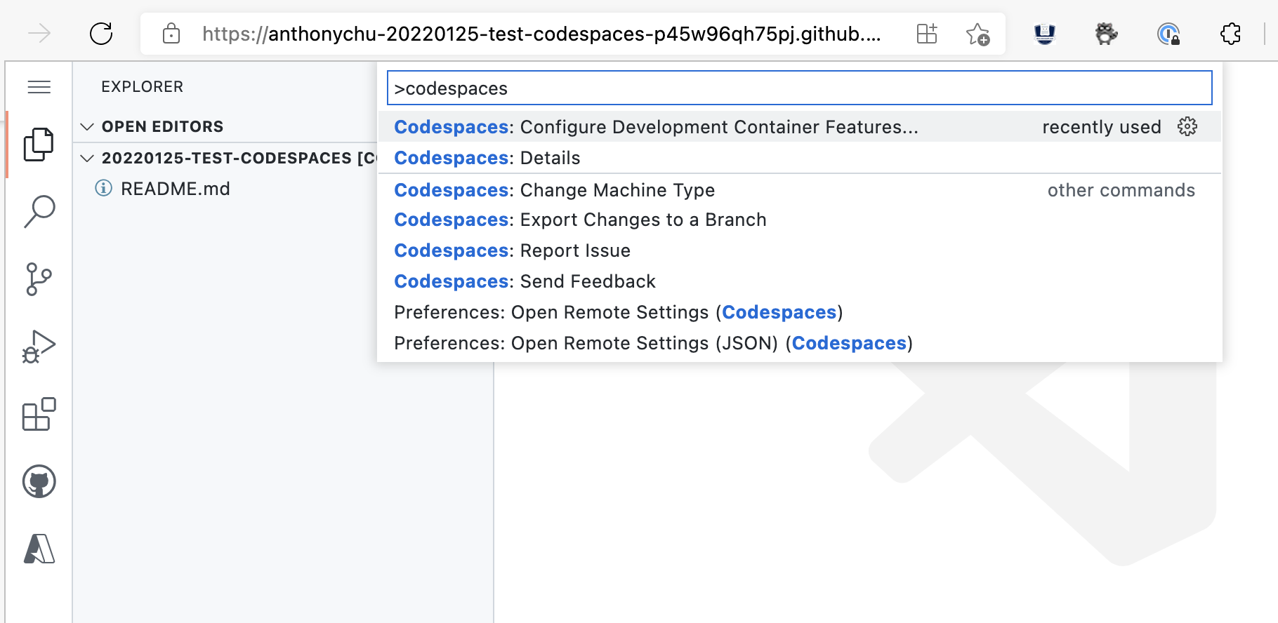 Unable to add dev container configuration files · community · Discussion #10552 · GitHub