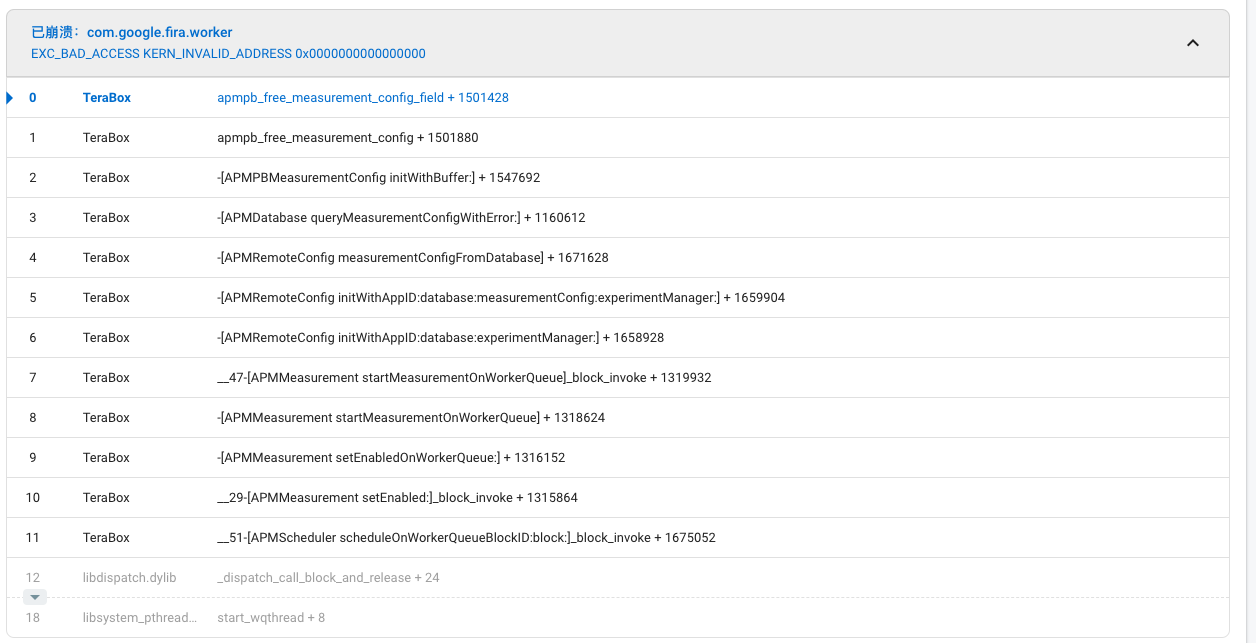 APM components generate a lot of crashes · Issue #10749 · firebase/firebase-ios-sdk · GitHub