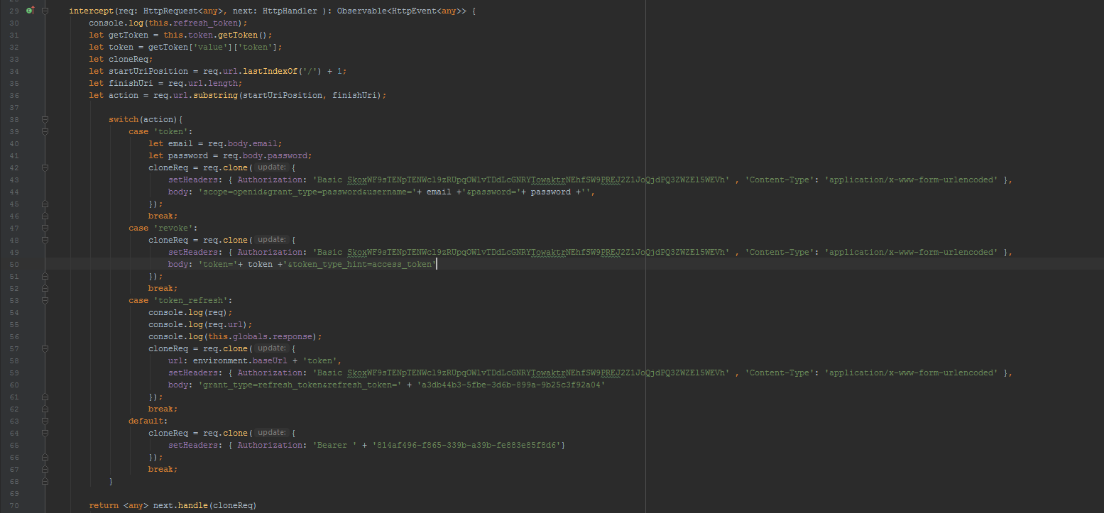 how to get refresh_token in interceptor? · Issue #537 · akveo/nebular · GitHub