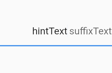 No separation of hintText and suffixText with end-aligned TextField ...