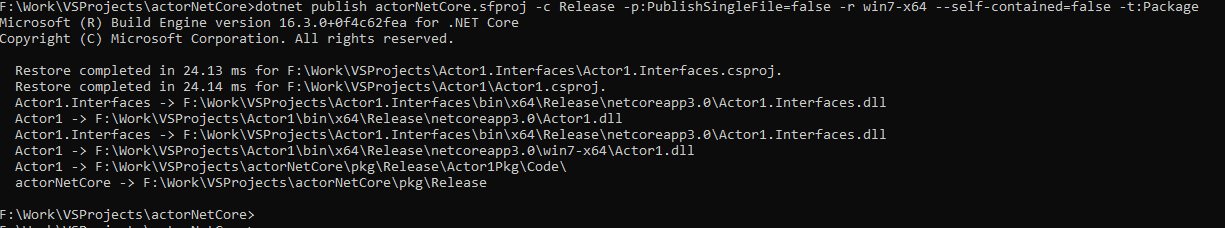 Build fails when UpdateServiceFabricManifestEnabled is set to true for ...