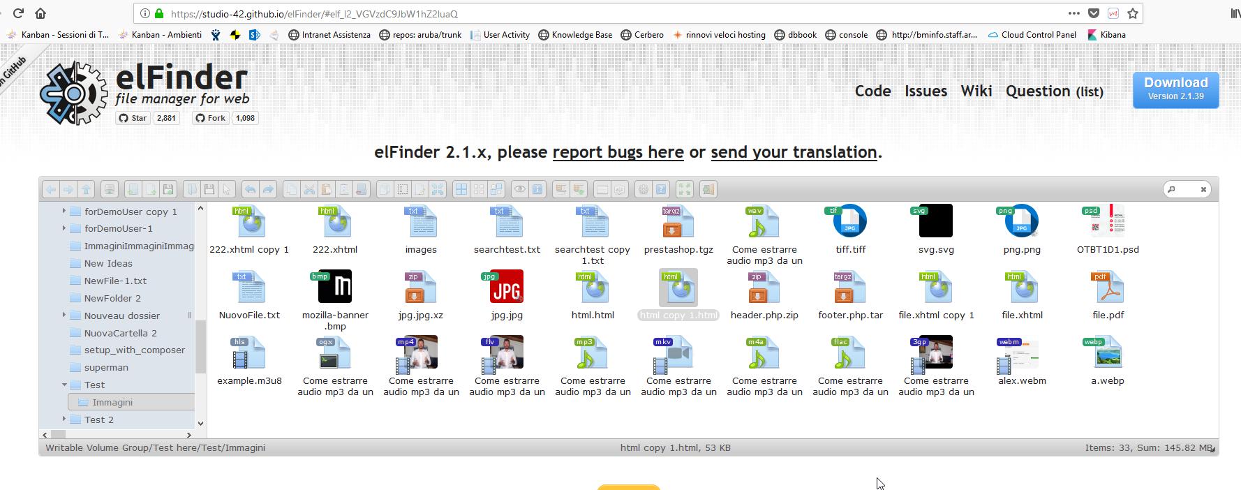 Duplication of xhtml files - Wrong Renaming · Issue #2555 · Studio-42/elFinder · GitHub