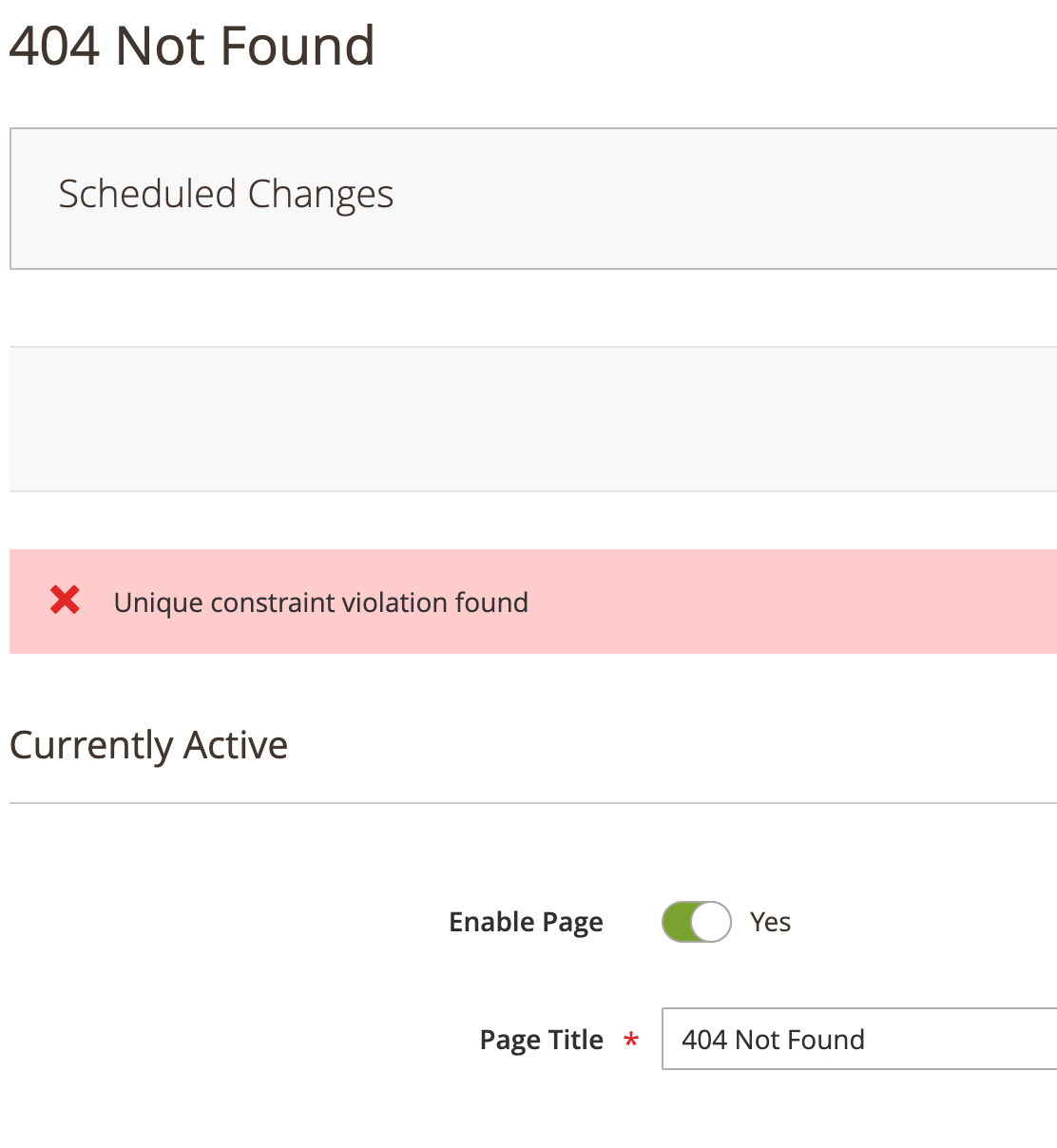 Unique constraint violation after saving CMS pages with node hierarchy · Issue #33600 · magento ...
