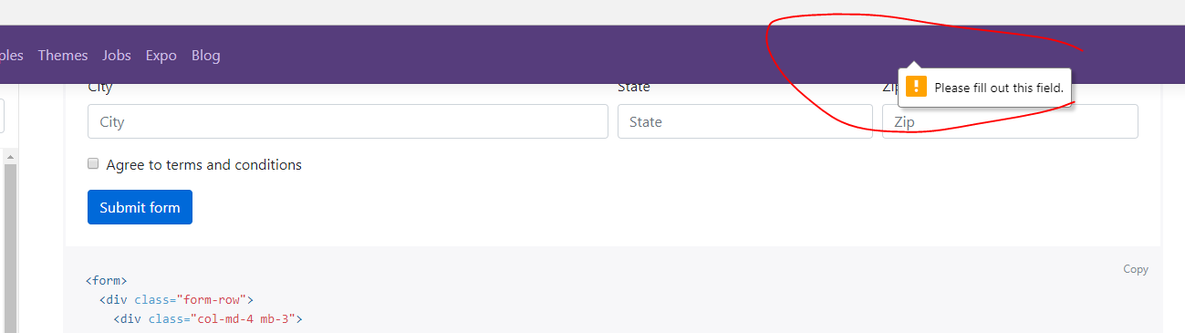 Form field validation scroll with fixed nav · Issue #26646 · twbs/bootstrap · GitHub