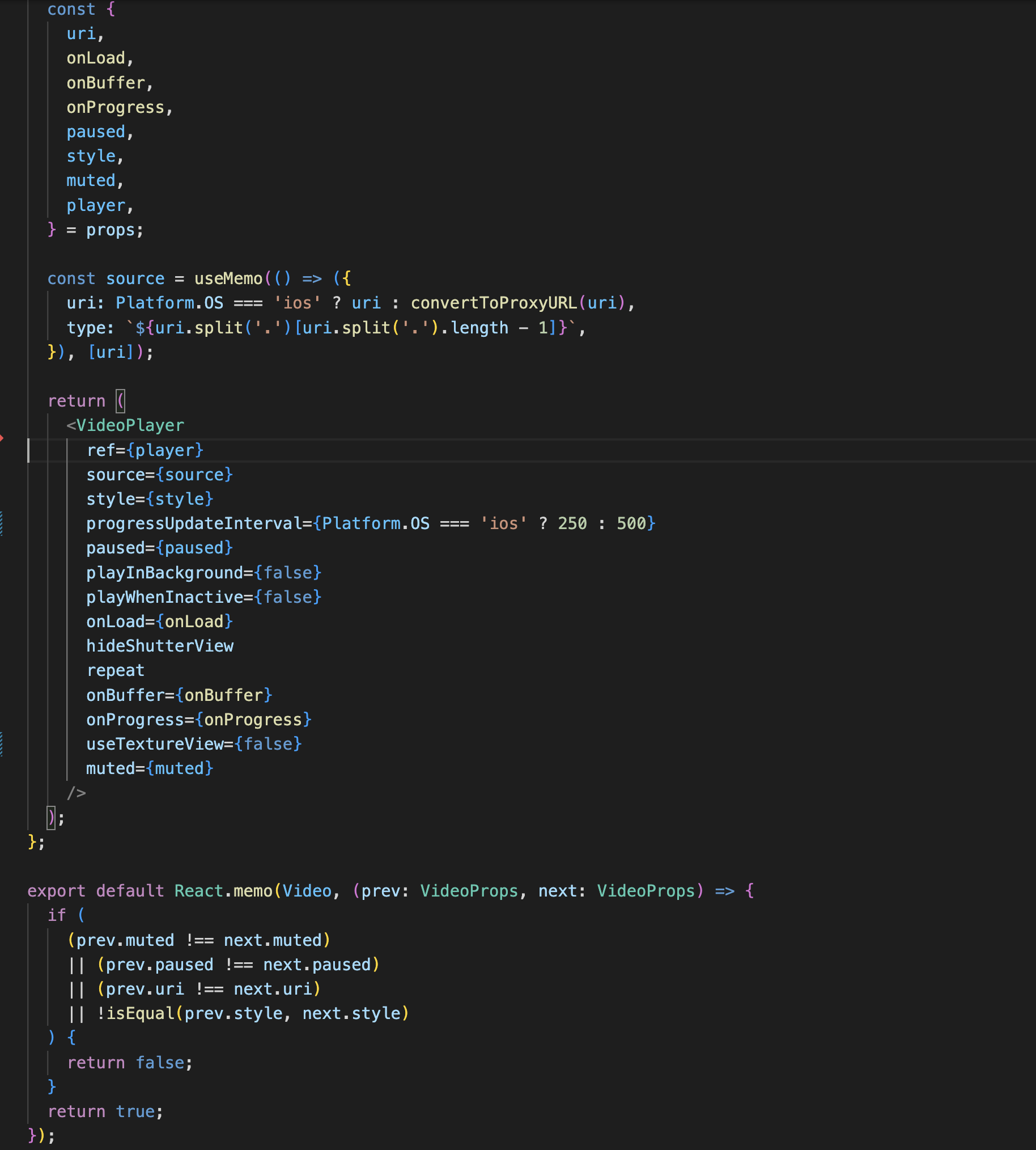 Video freeze UI until video is loaded on IOS, scroll is stuck · Issue ...