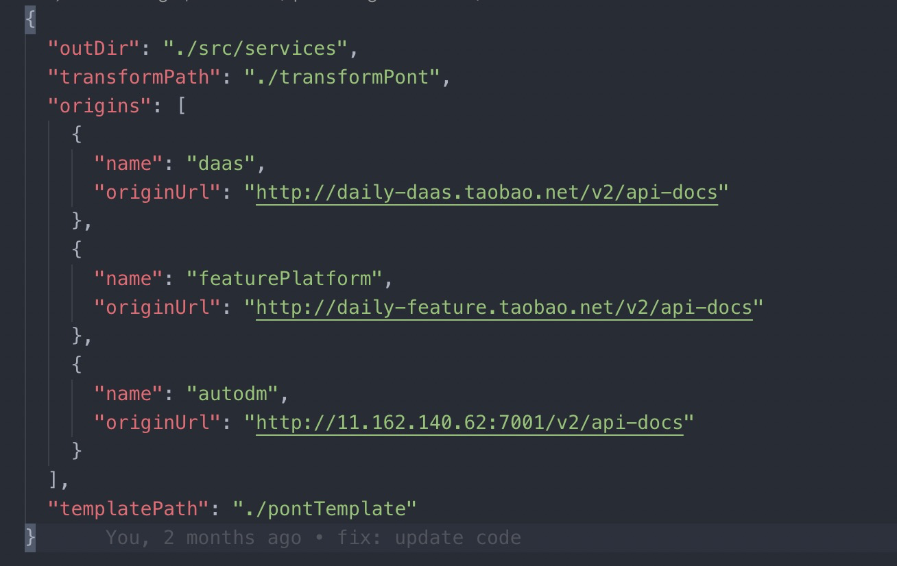 配置多swagger时，generate出现命名空间丢失的情况 · Issue #141 · alibaba/pont · GitHub