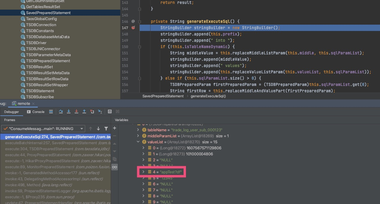 binary类型字段，java服务，字符串值中包含问号，插入数据时报错(invalid data or symbol) · Issue #4526 · taosdata/TDengine ...