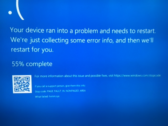 Getting fatal BSOD error: PAGE FAULT IN NONPAGED AREA · Issue #158 ...