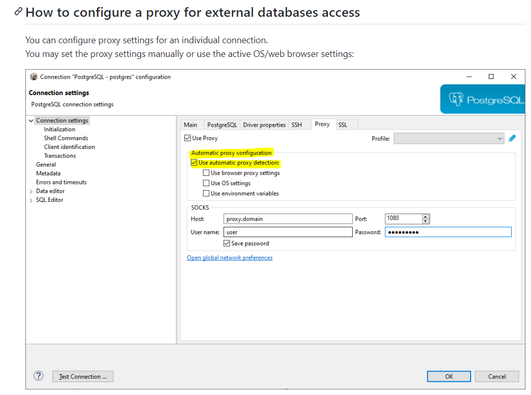 Automatic proxy configuration not showing up on the application · Issue #17147 · dbeaver/dbeaver ...