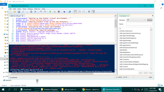 Warnings During Installation And Failed To Start Qlik Py Startps1 · Issue 73 · Nabeel Ozqlik