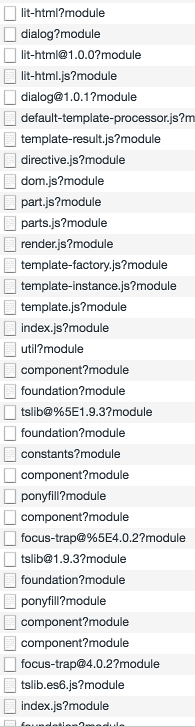 MDCDialog: focus-trap@^4.0.2?module does not provide an export named ...