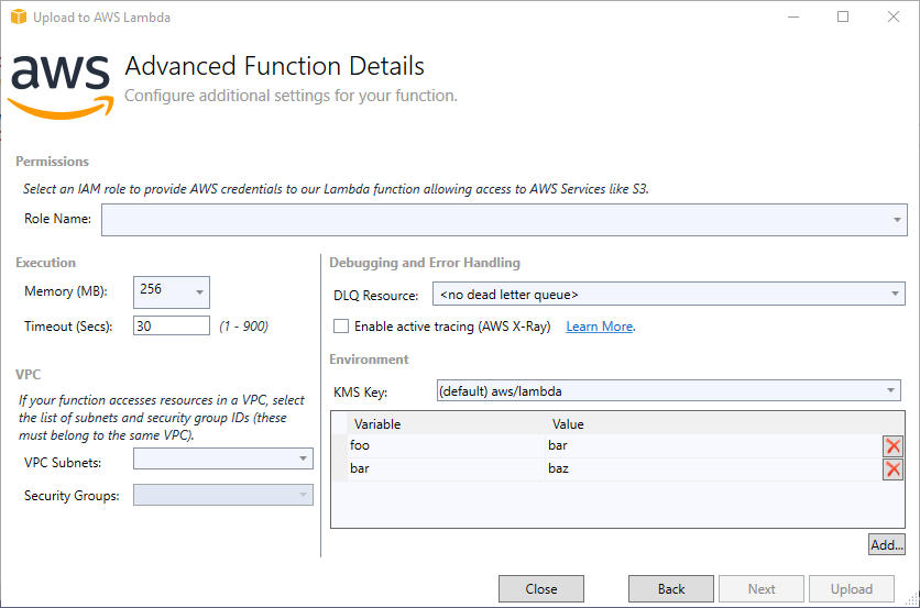 Bug when passing environment variables for lambda deployment · Issue #54 · aws/aws-toolkit ...