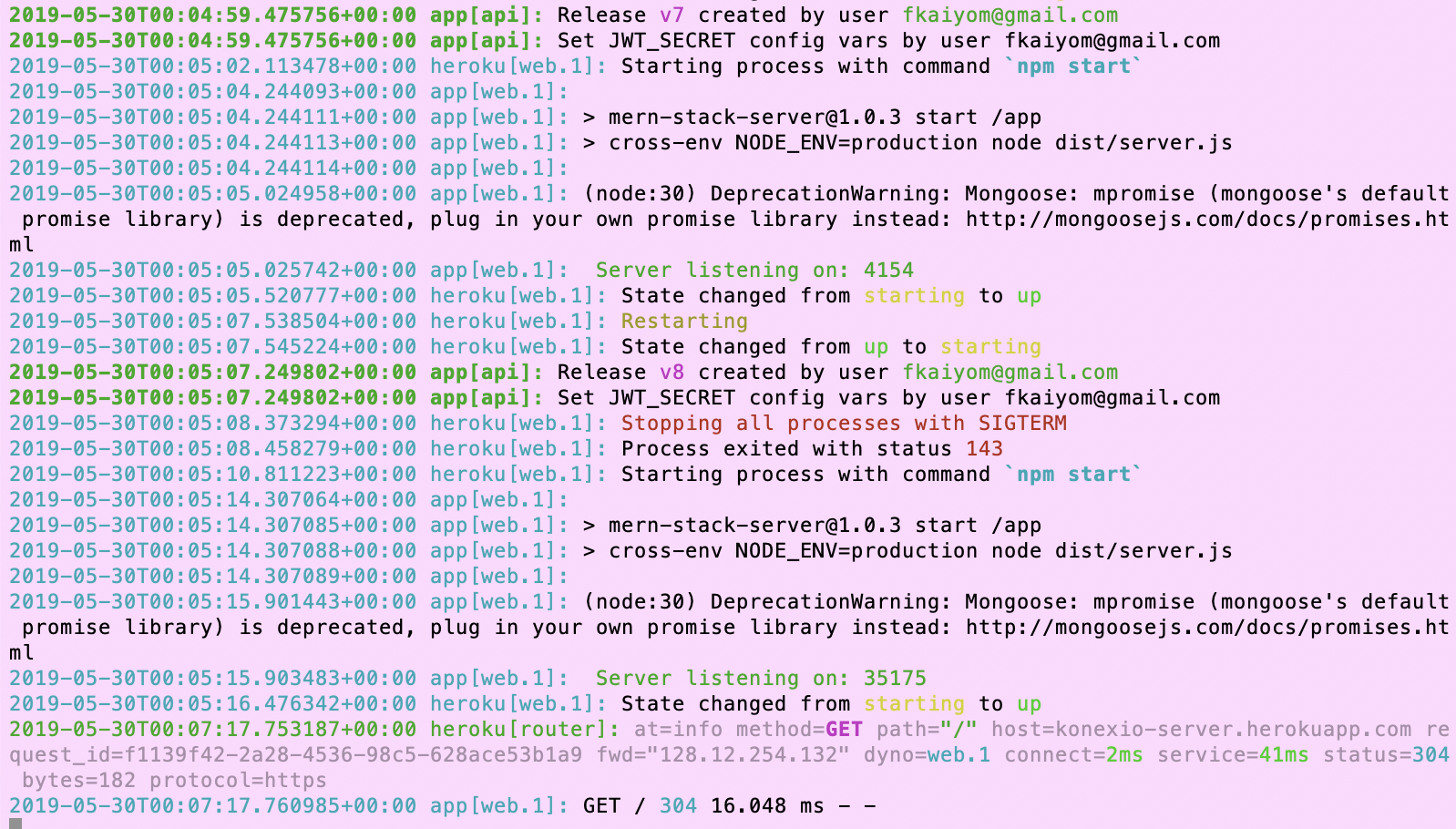 help_needed: Andy! help me: connecting Heroku to ghpages · Issue #15 · amazingandyyy/mern · GitHub