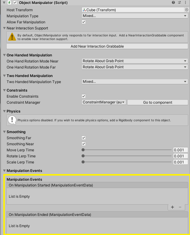 isKinematic turns off on rigidbody objects. · Issue #9626 · microsoft/MixedRealityToolkit-Unity ...