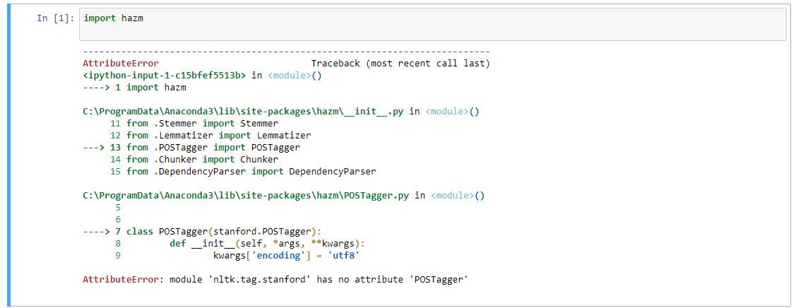 مشکل نصب نسخه 0.5 روی ویندوز · Issue #42 · roshan-research/hazm · GitHub