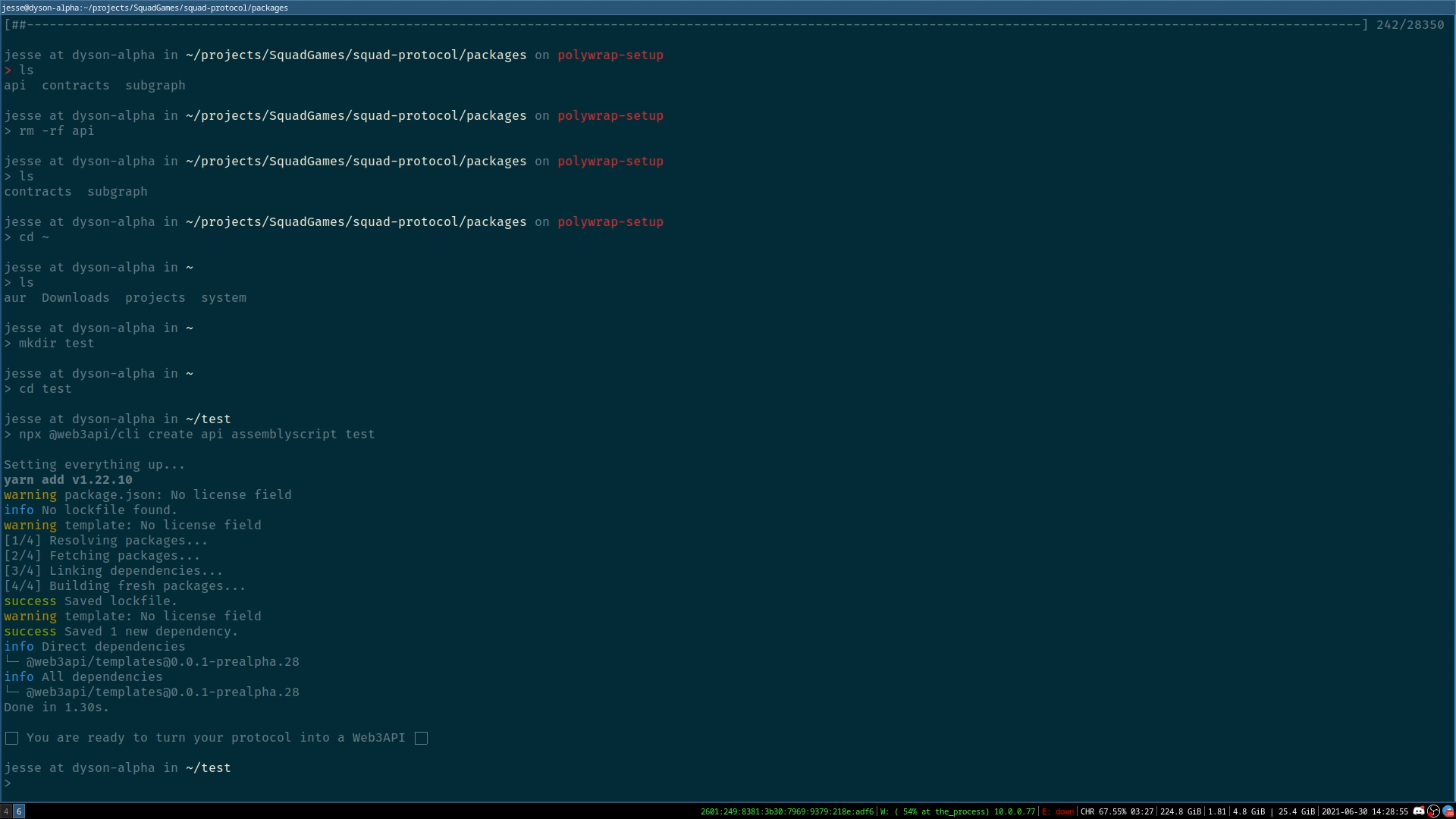 bug encountered during LP livestream: "cannot read manifest of undefined" during cli command ...