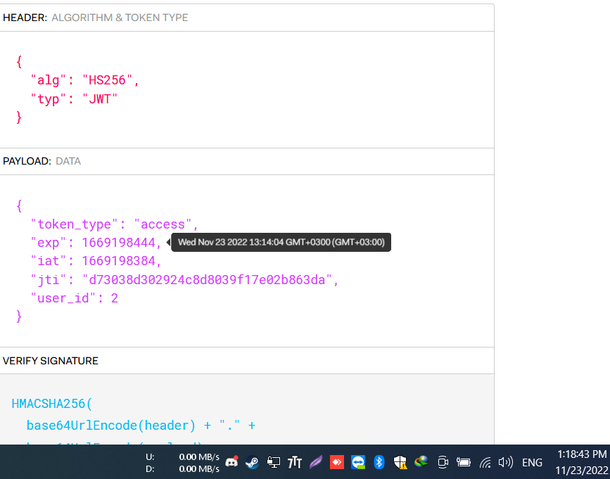 Access token never expire · Issue #646 · jazzband/djangorestframework ...