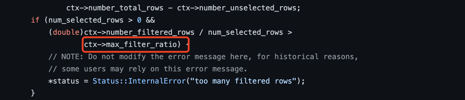 异常 Too Many Filtered Rows · Apache Doris · Discussion 18024 · Github 