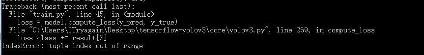 tuple index out of range · Issue #29 · YunYang1994/tensorflow-yolov3 ...