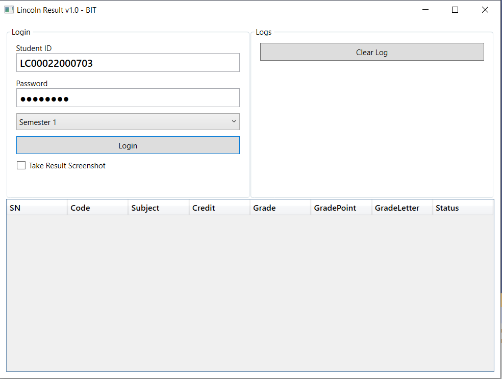 GitHub - samir-dahal/lincoln-result: A utility tool to view the result of Lincoln University.