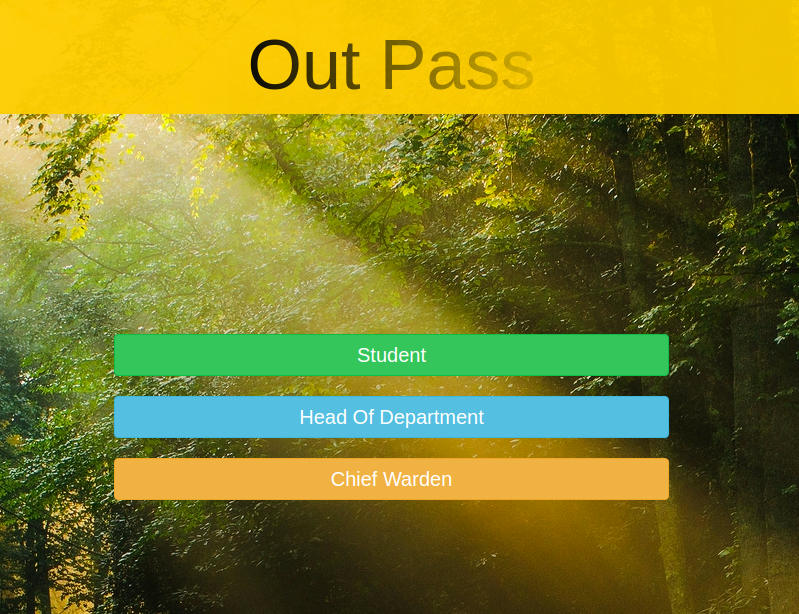 GitHub - samridhharshit/outpass: OutPass system for hostels where students get to take ...
