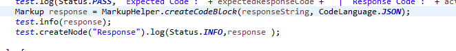 MarkupHelper.createCodeBlock is not working properly · Issue #202 · extent-framework ...