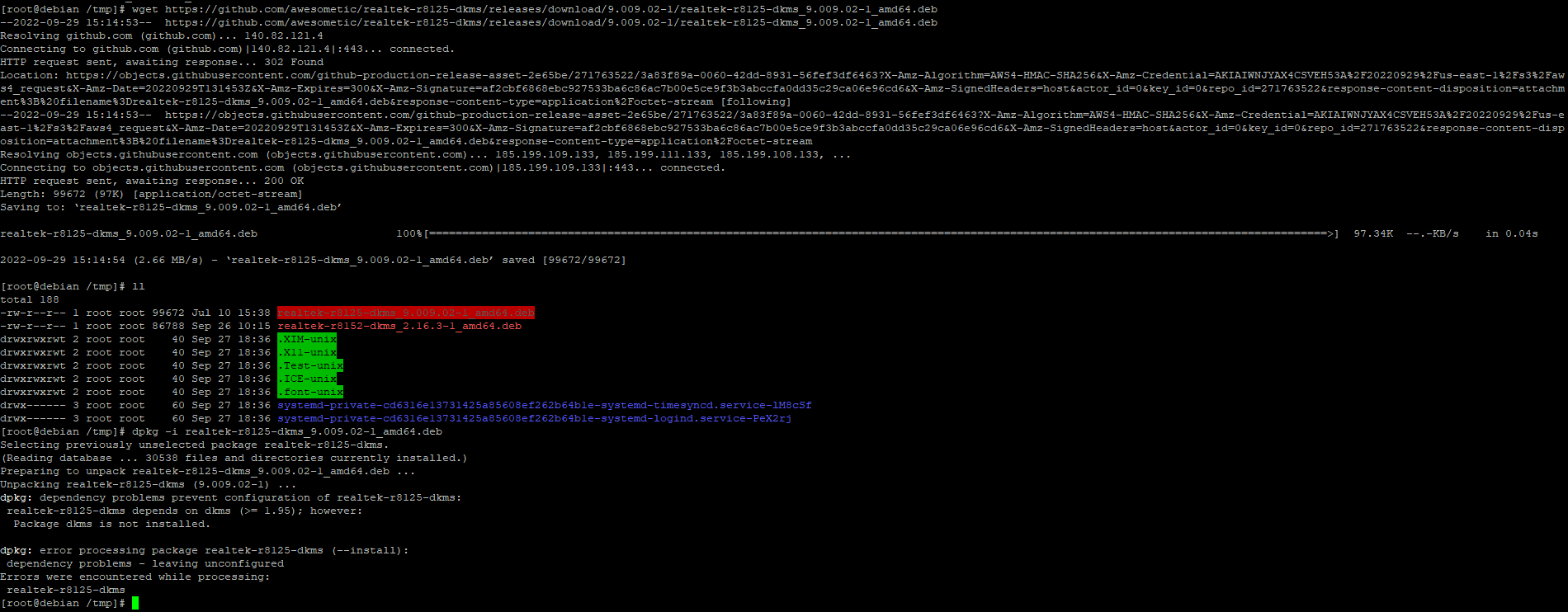 unknown compression for member 'control.tar.zst', giving up · Issue #2 ...