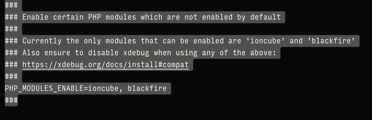Install and enable the php extension in container · Issue #627 · cytopia/devilbox · GitHub