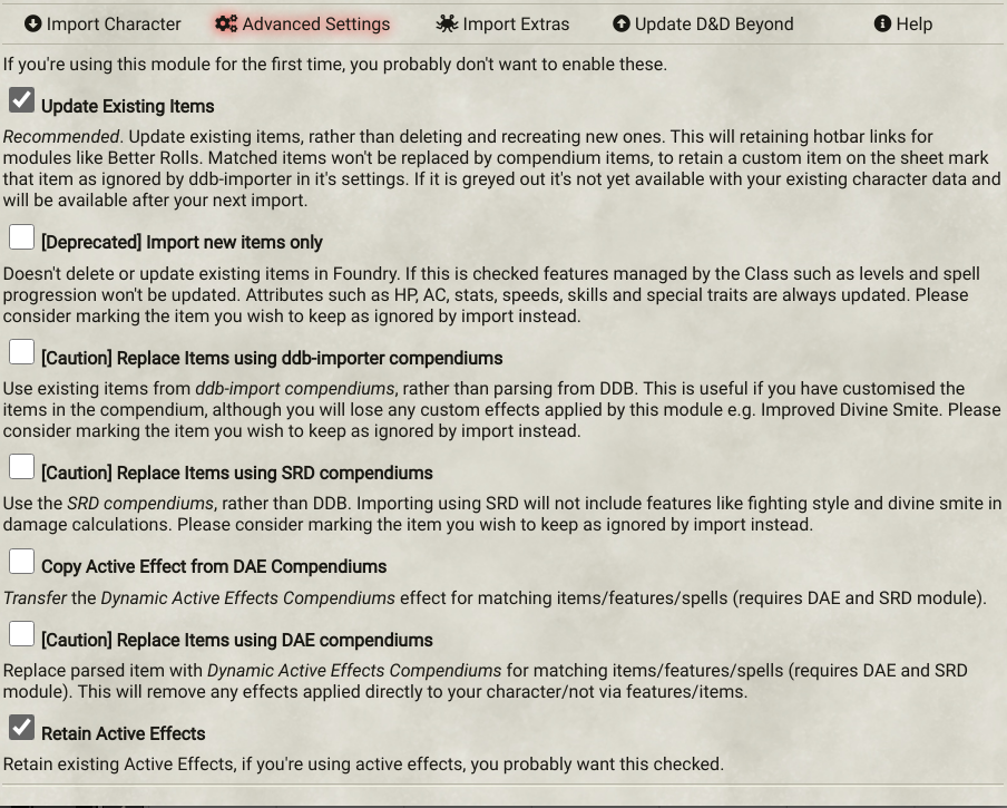 DAE and User active effects get overwritten every update. · Issue #96 ...