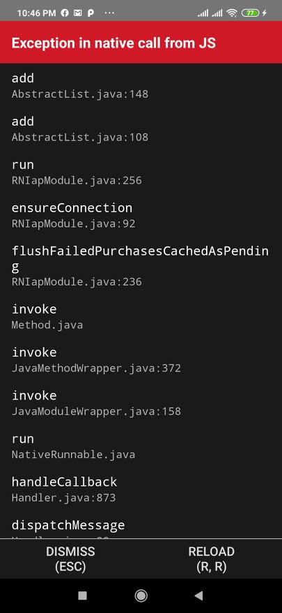RNIap.flushFailedPurchasesCachedAsPendingAndroid is not a function · Issue #1140 · hyochan/react ...