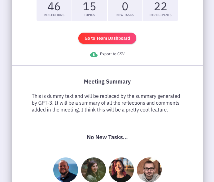 AI Summary: design: meeting summary includes GPT-3 summary · Issue #7468 · ParabolInc/parabol ...
