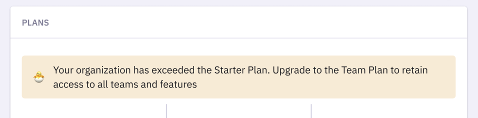 Checkout Flow: Show teams limit warning message · Issue #7692 · ParabolInc/parabol · GitHub