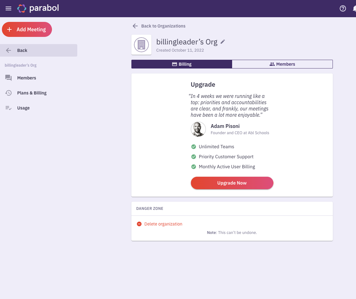 Checkout Flow: add left sidebar · Issue #7695 · ParabolInc/parabol · GitHub