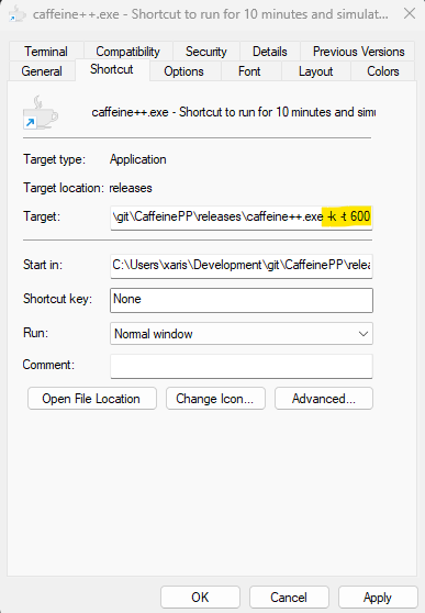 GitHub - XarisA/CaffeinePP: Caffeine++, a command line alternative of ...