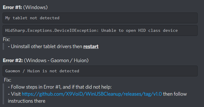 Support Request: · Issue #1172 · OpenTabletDriver/OpenTabletDriver · GitHub