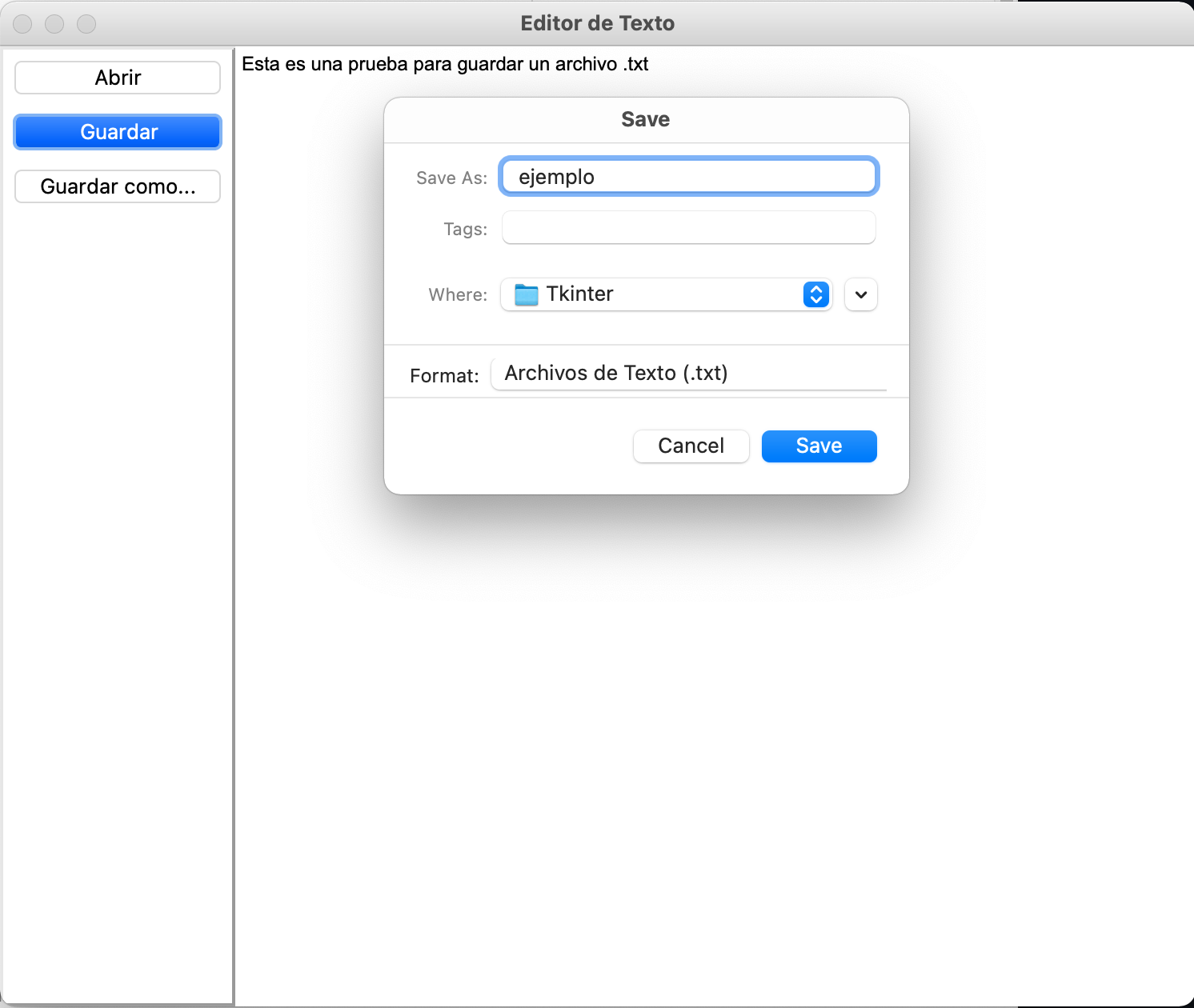 GitHub - sebasio3k/Editor-texto-Tkinter: Aplicación de editor de texto ...