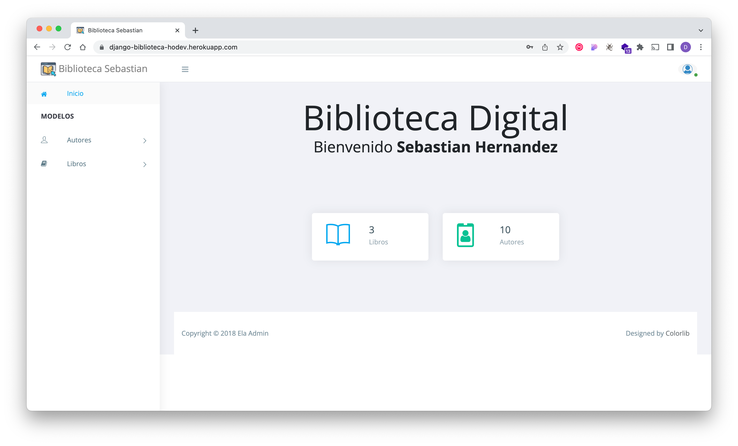 GitHub - sebasio3k/Biblioteca: Library Django