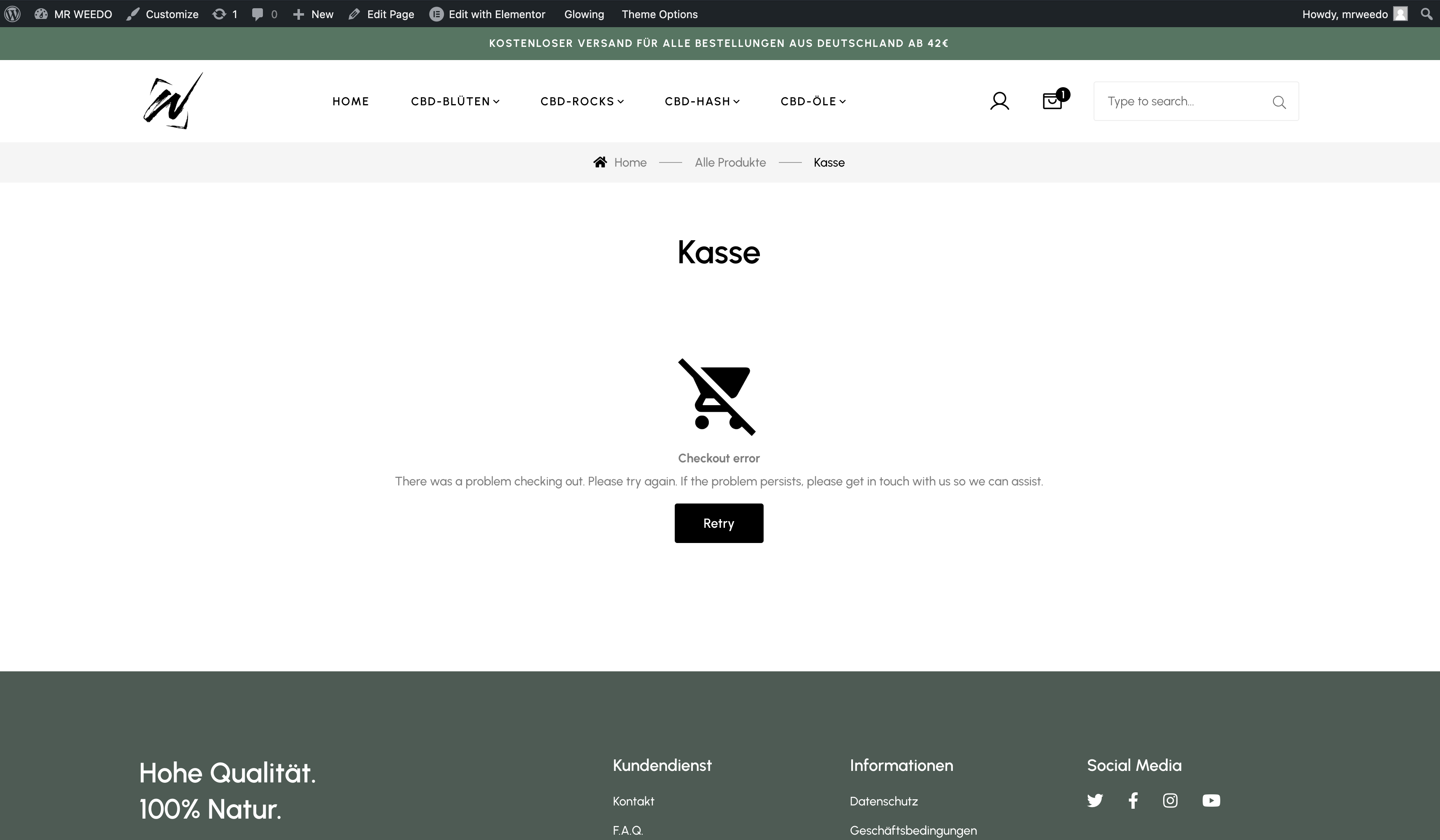 Checkout error · Issue #7481 · woocommerce/woocommerce-blocks · GitHub